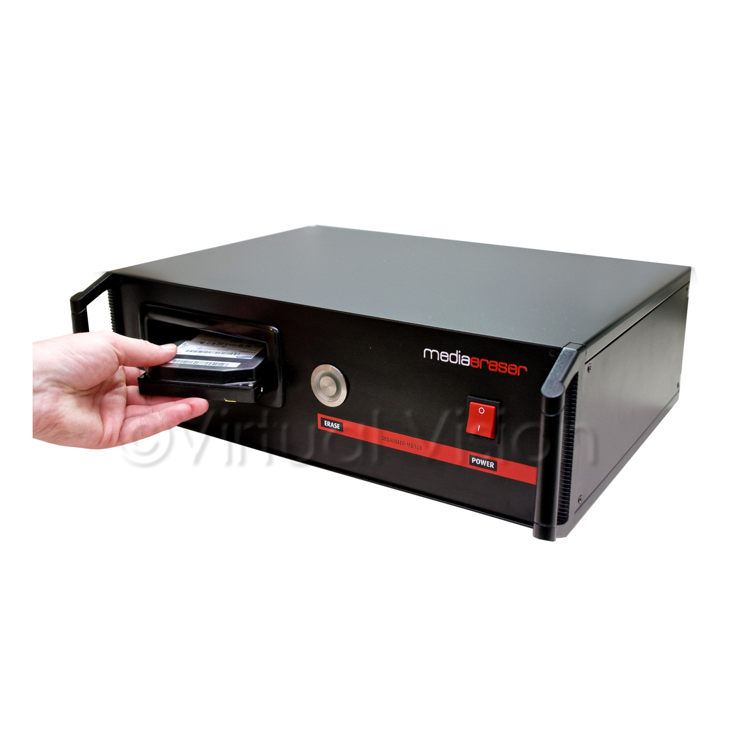 Mediaeraser MD-103, Certified Degausser, Remove Data from Hard Drives